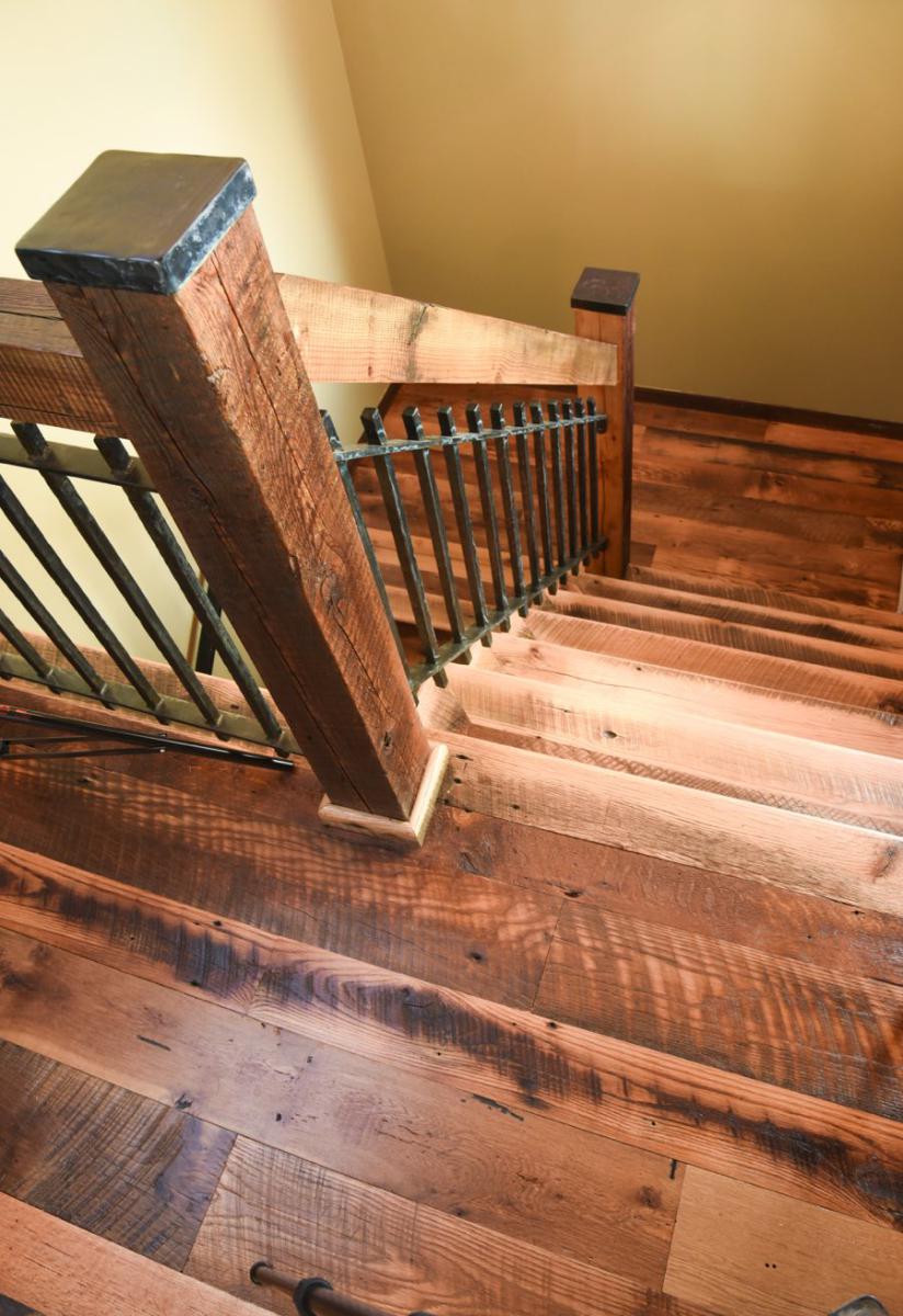 Gallery Hardwood Stairs | Reclaimed Wood Colorado | Ward Hardwood Flooring
